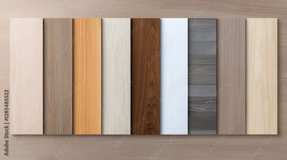 side by side comparison showcasing a diverse collection of plywood ...