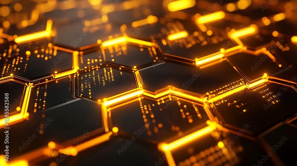 High-tech abstract background featuring data stream patterns and ...