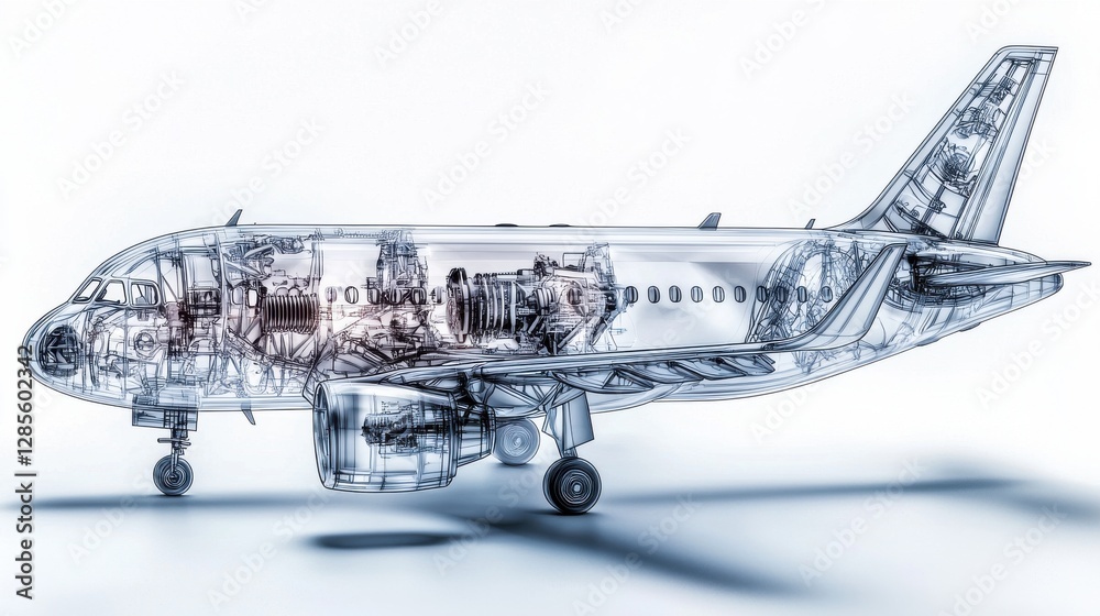 Стоковая иллюстрация «Detailed cutaway revealing the inner workings and ...