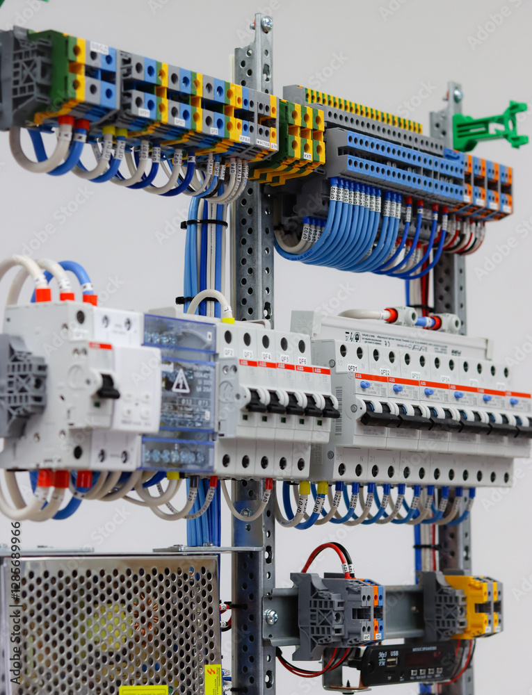 Electrical panel for organizing the power supply of a house or ...