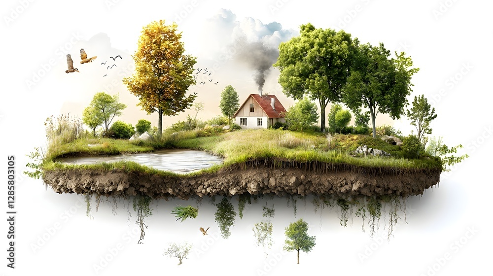 Detailed infographic examining the correlation between deforestation ...