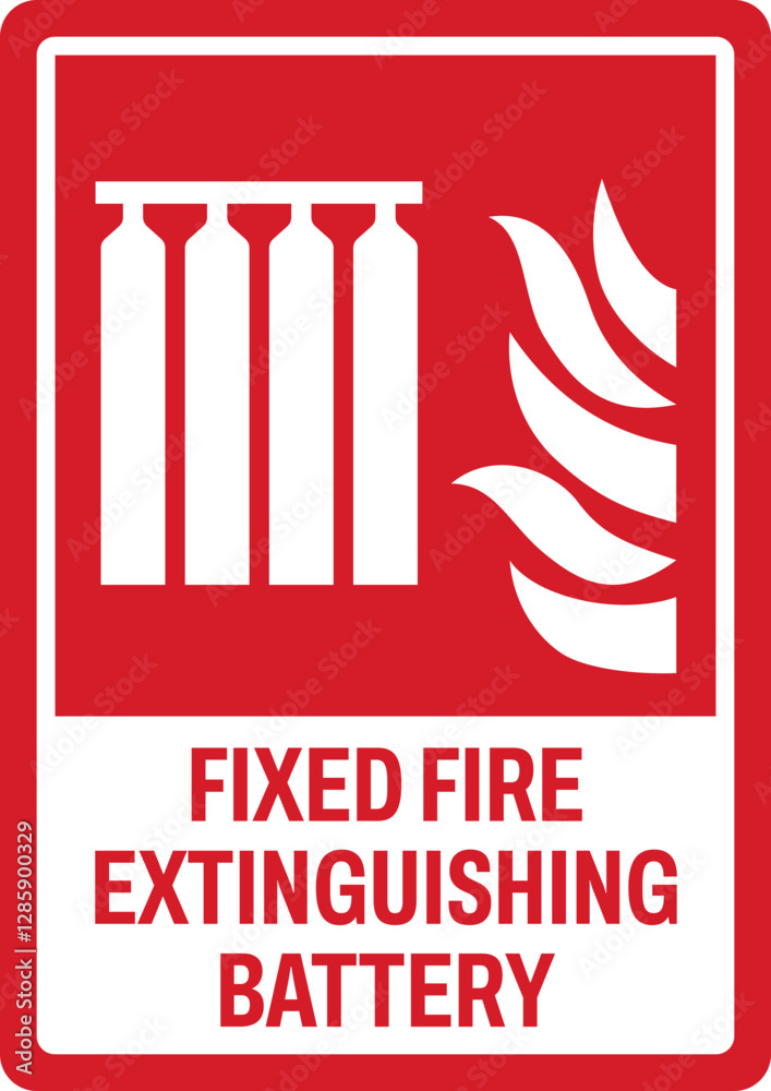 fire prevention safety sign v2 uppercase text_fixed fire extinguishing ...