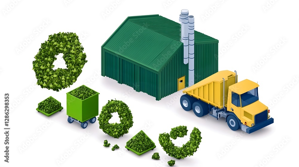 Infographic Depicting the Zero-Waste Production Cycle with Material ...