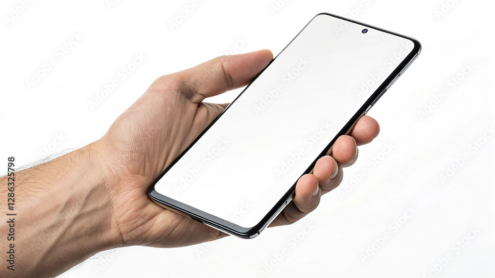 Minimalist Modern Smartphone - High-Resolution Mockup with Ultra-Thin ...