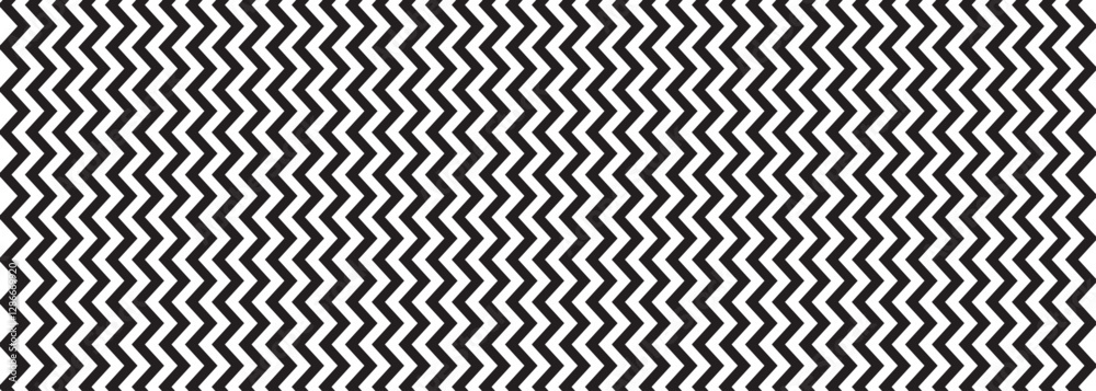 Wave zigzag line simple thin to thick element decor design vector or ...