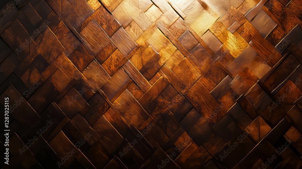 Warm figured mango wood texture with varied patterns for interior ...