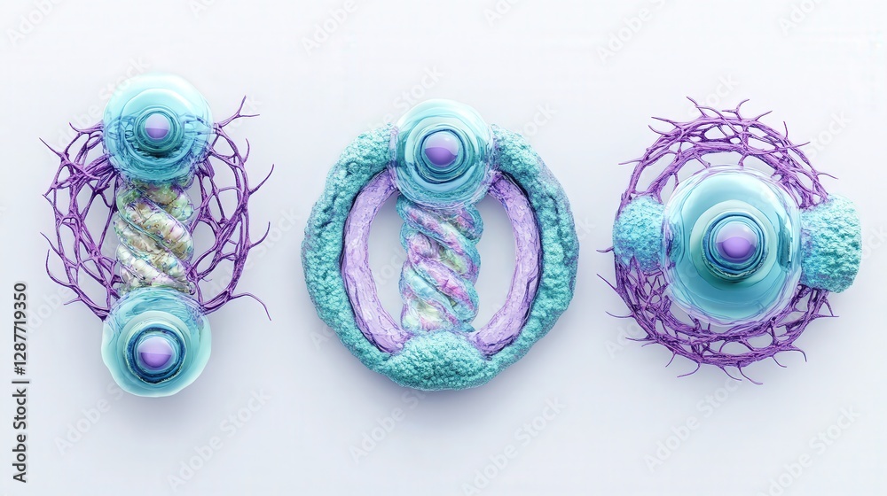 schematic representation of the structure of telomeres and how they ...