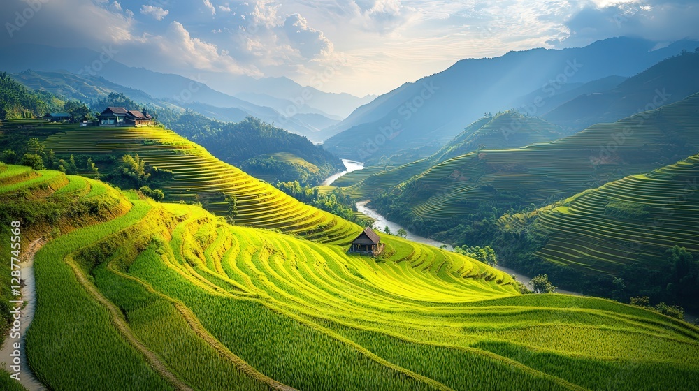 rich history of Vietnam, where the ancient traditions of rice farming ...