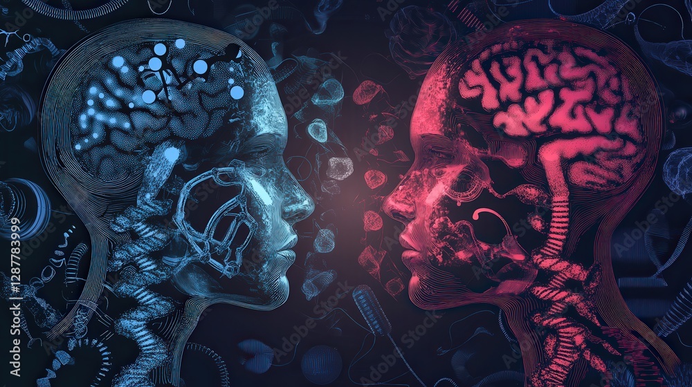 epistasis, showing how one gene can affect the expression of another ...