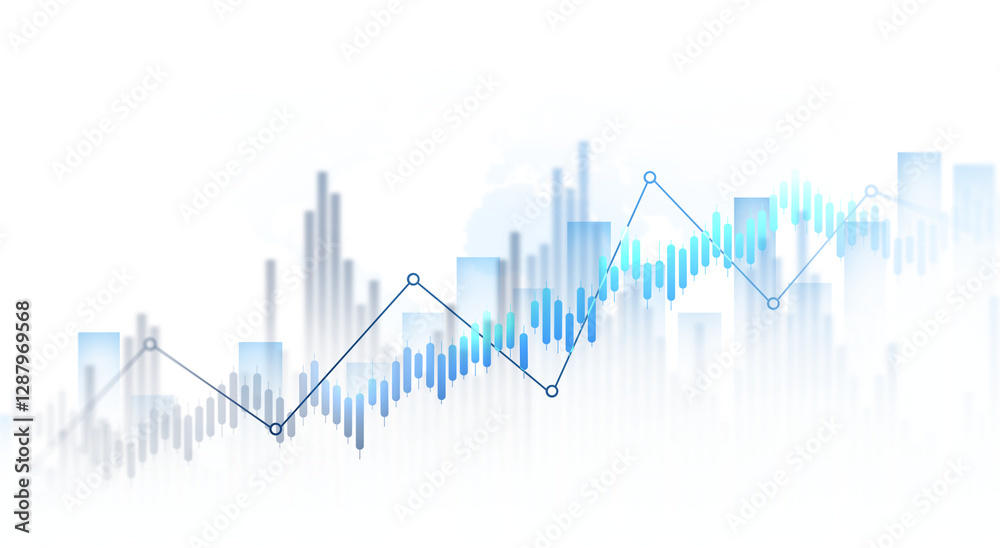 Transparent or png stock market investment trading graph growth.Trade ...
