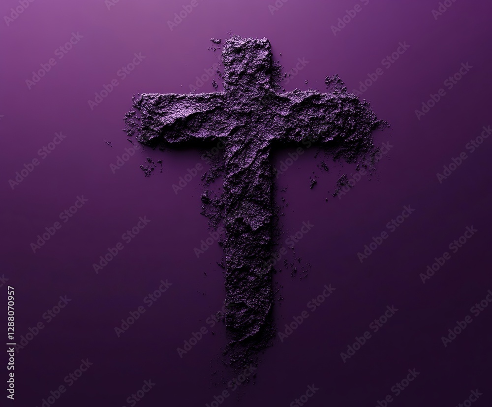 Elegant Topaz Ash Wednesday Cross: A Subtle Christian Symbol for Lent ...
