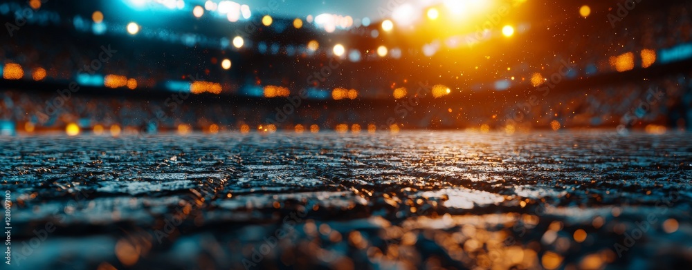 The Futuristic Soccer Temple's Golden Glow: A Masterpiece of Surreal ...