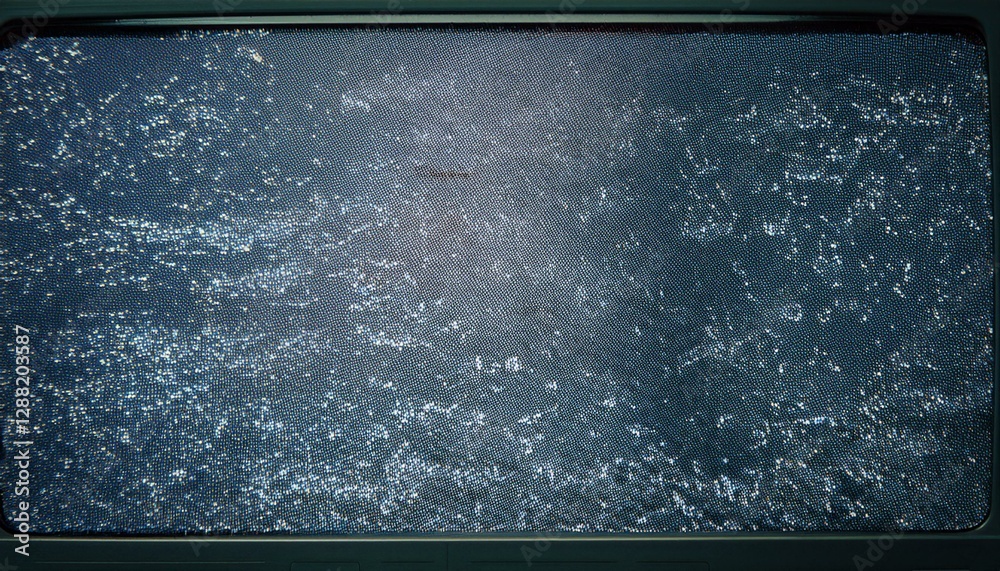 Static and noise on an old TV screen Stock Photo | Adobe Stock