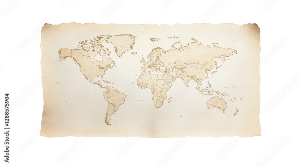 Detailed world map for exploration, education, and travel planning ...