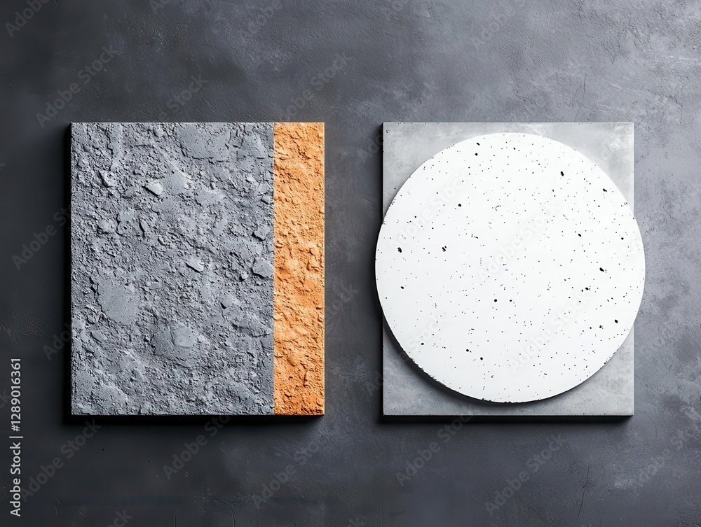 Sidebyside comparison of fiberreinforced concrete and standard concrete ...