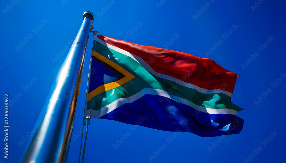 Pride in Unity: Vibrant Colors and Symbolism of the South African Flag ...