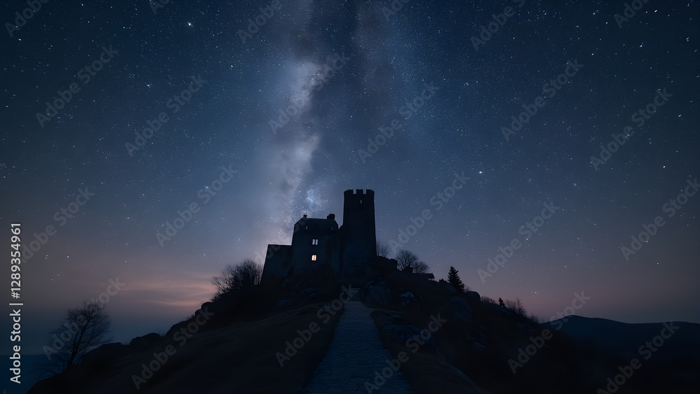 Capture the Milky Way over an ancient castle. Stunning astrophotography ...