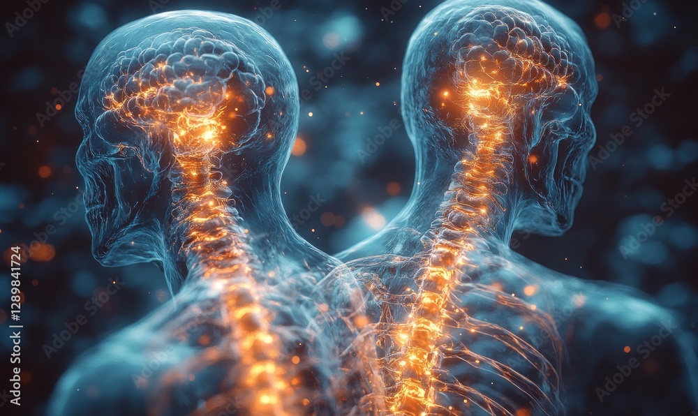 Comparison of Normal Spine and Scoliosis Curvature in Male Model Back ...
