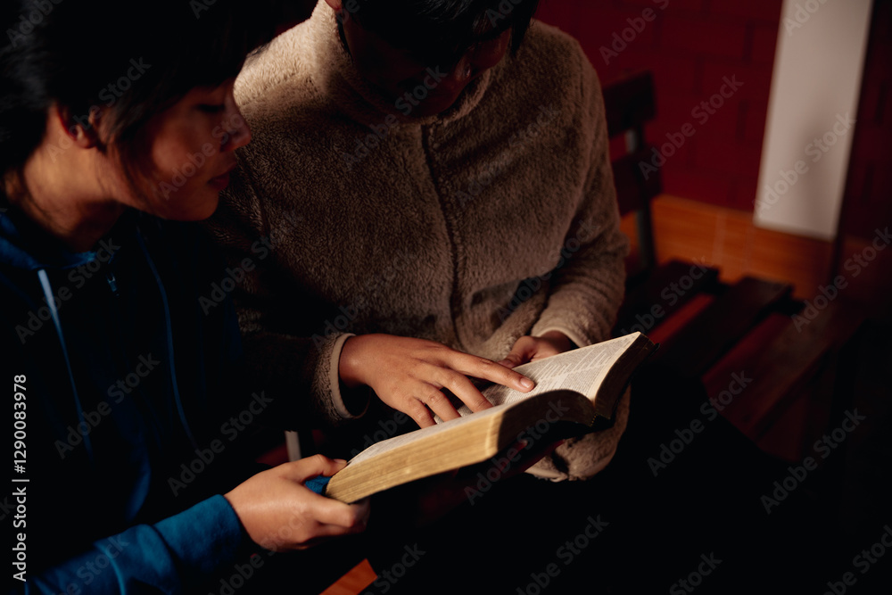 Christian pray god close up spirit holy bible hand faith catholic church religion worship prayer ...