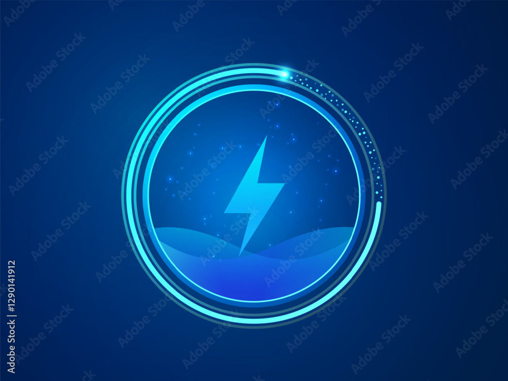 Electric Vehicle battery charging Dashboard Hologram Interface with ...