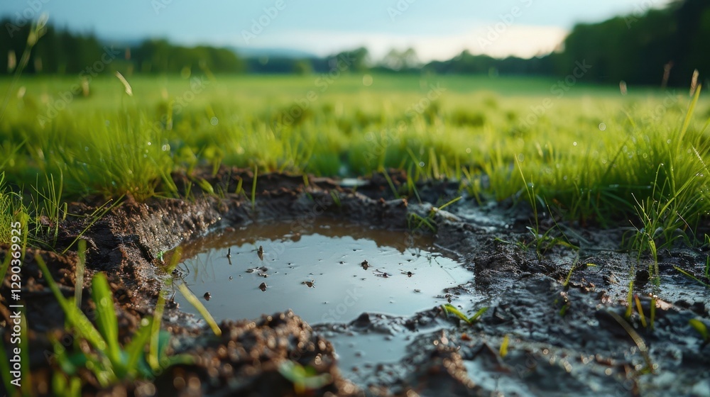Waterlogged Soil: Excess water has saturated the soil, making it heavy ...