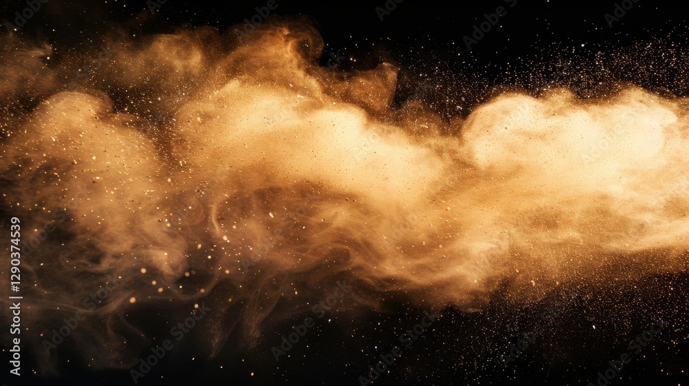 Dust: Tiny particles of soil, pollen, and debris that settle in dry ...