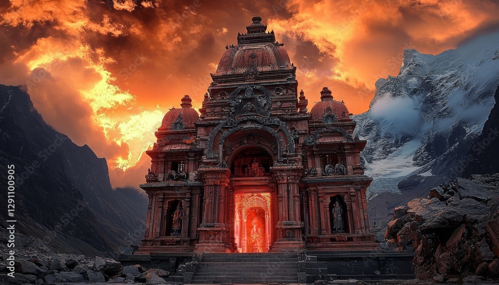Ancient architecture of the Kedarnath temple highlights Hindu cultural ...