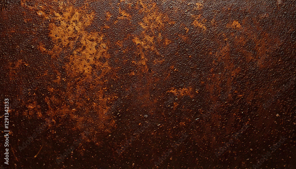 Dark oxidized metal texture with rust spots and rough details, high ...