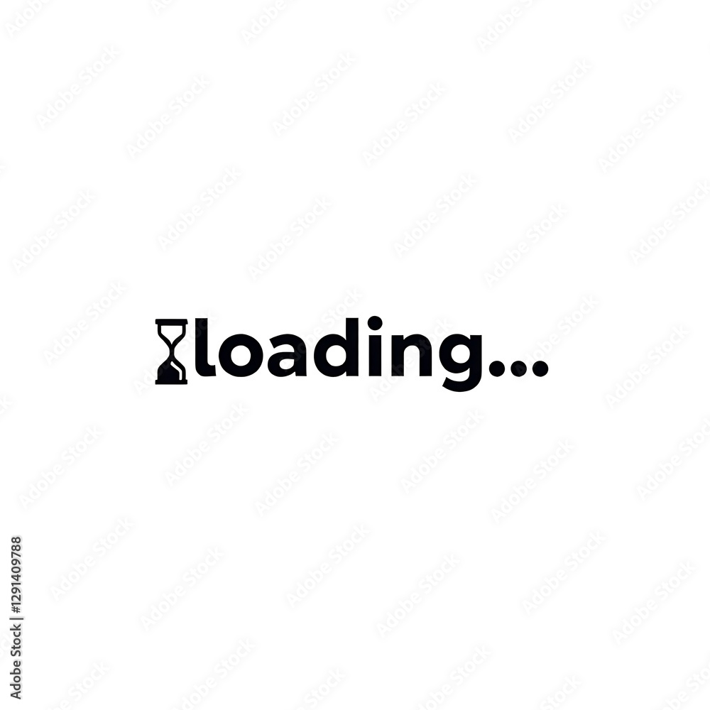 Hourglass Indicator Animated Loading Sequence Symbol for Website or Application Animation Cycle ...