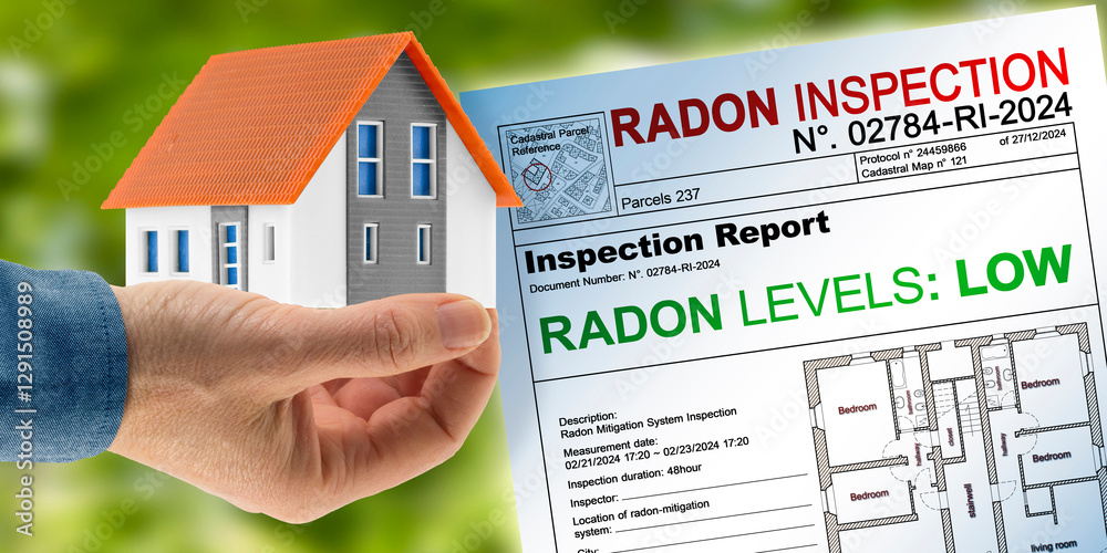 RADON INSPECTION REPORT CONCEPT - Low-Level Radon Exposure - Testing ...