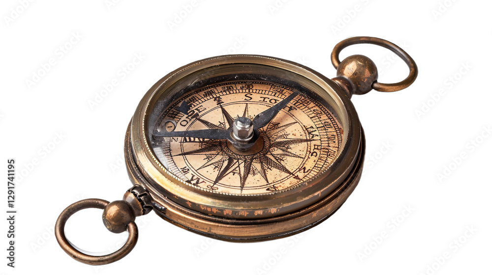 Elegant Compass on transparent background PNG. Stock Photo | Adobe Stock