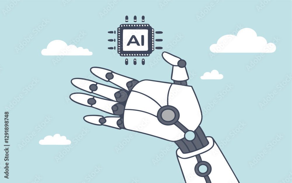 Generative Ai Artificial Intelligence To Generate Output Or Answer Question In Automatic Chat