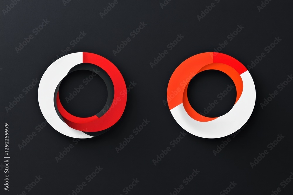 Modern branding concept showcasing outdated logo comparison with a ...