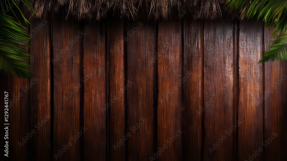 Rustic thatched roof texture background for tropical design Stock Photo ...