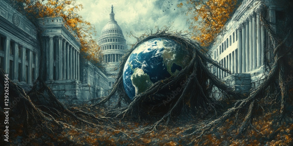 Urban surrealism earth as a living entity in nature vs. Architecture ...