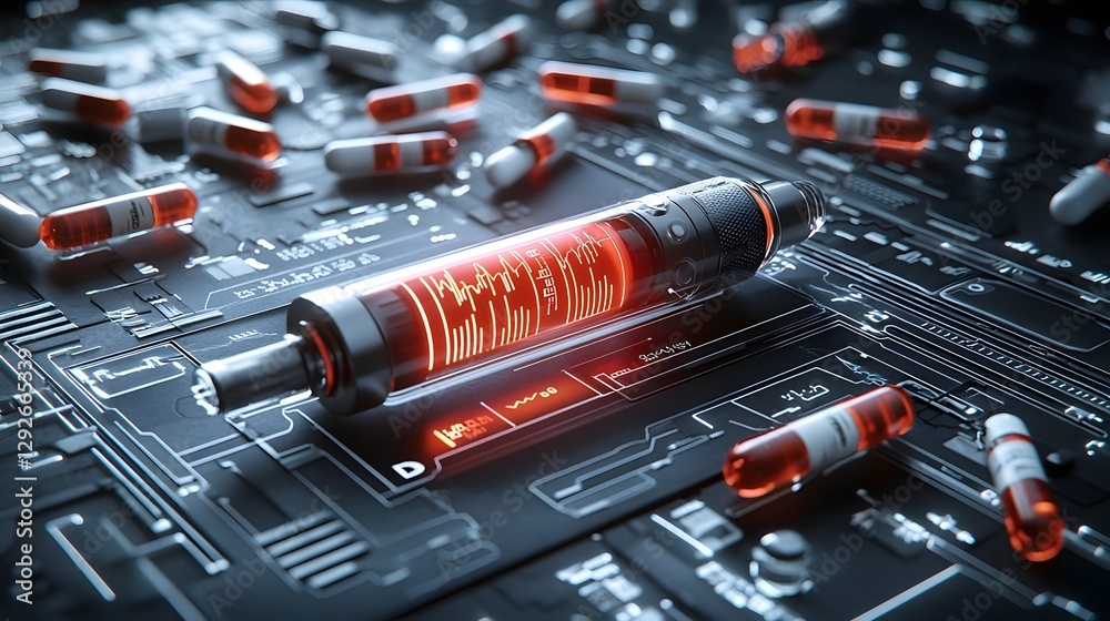 Conceptual digital nicotine tracking system on a futuristic smart vape ...