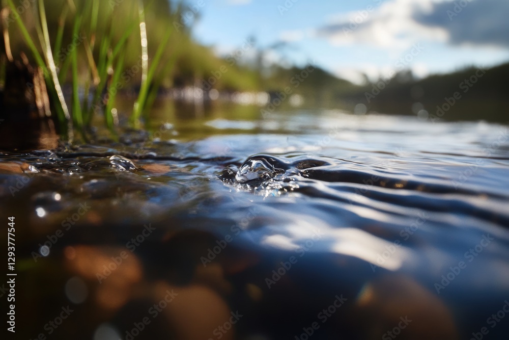 Support through a common stream of water flowing through different ...