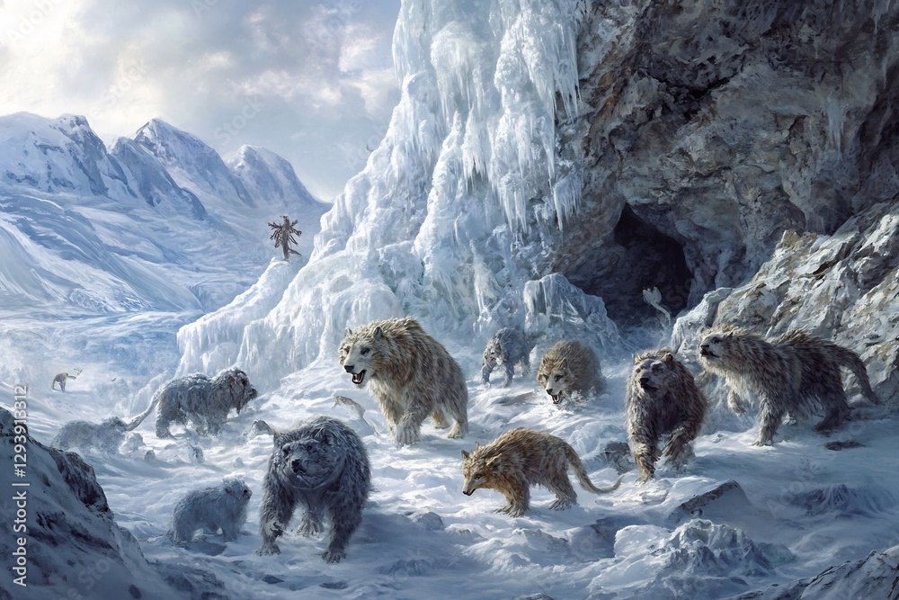 Early mammals depicted adapting environment of ice ages visualized ...