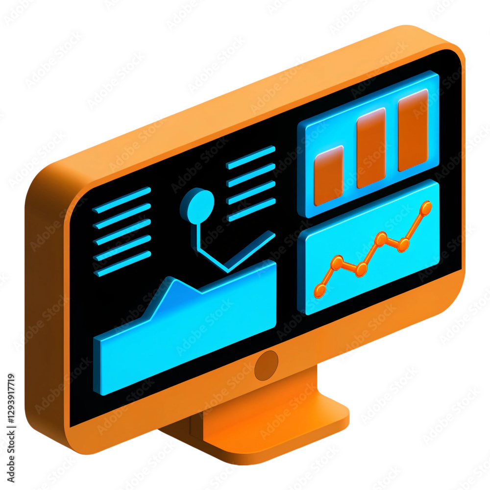 A futuristic 3D rendered scene showcasing an AI-powered fleet ...