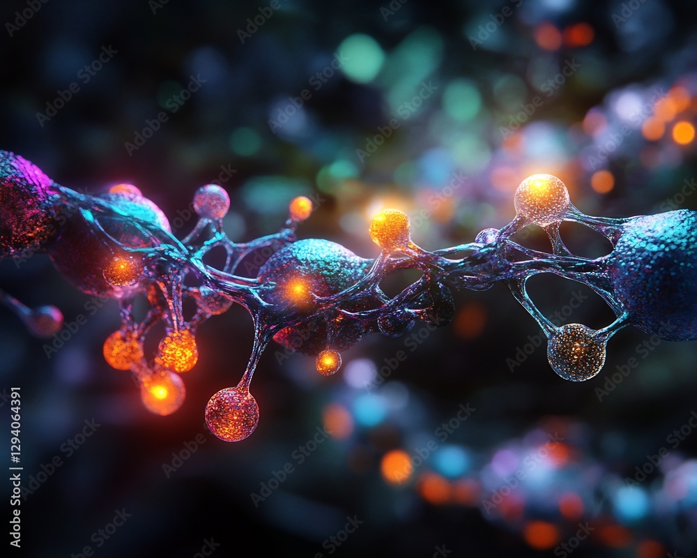 Hyper realistic rendering of interplay between glycolysis Krebs cycle ...