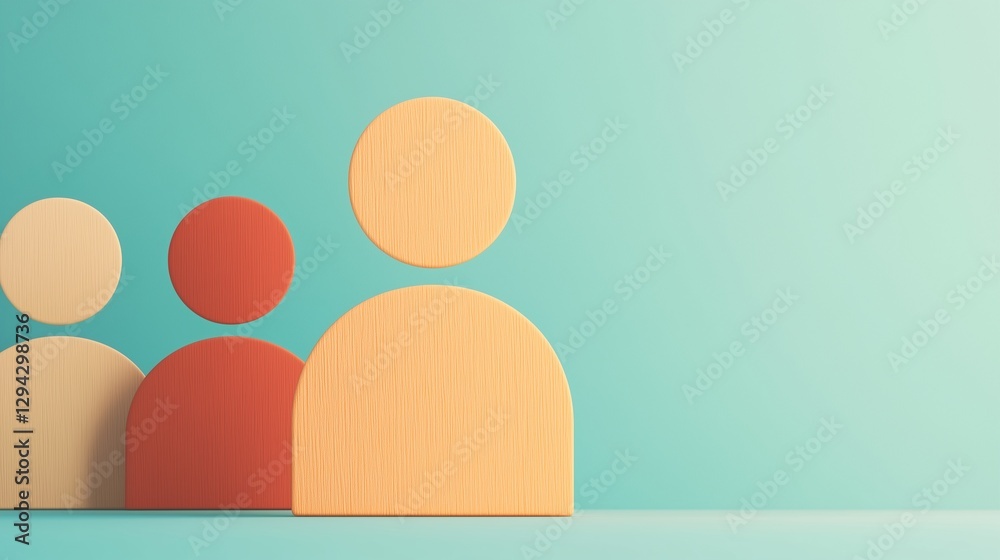 Abstract Human Figures – Minimalist Representation of People in a ...