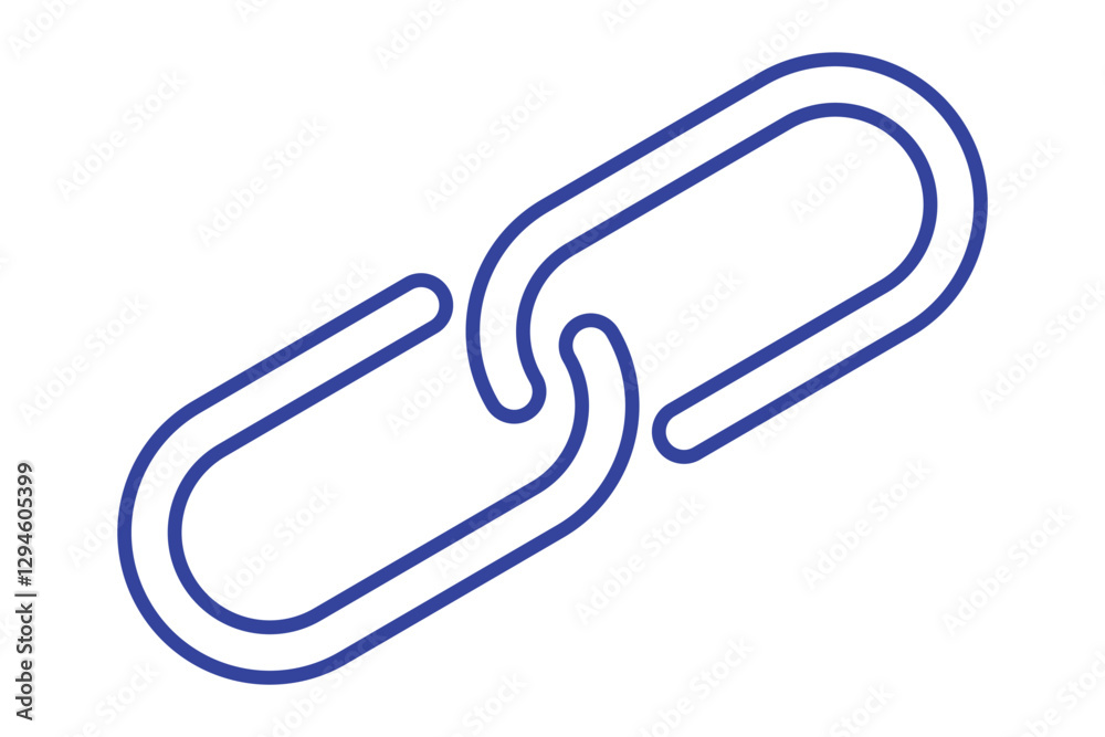 Chain symbol icon simple vector symbol. Chain solid icon. Link Icons in ...