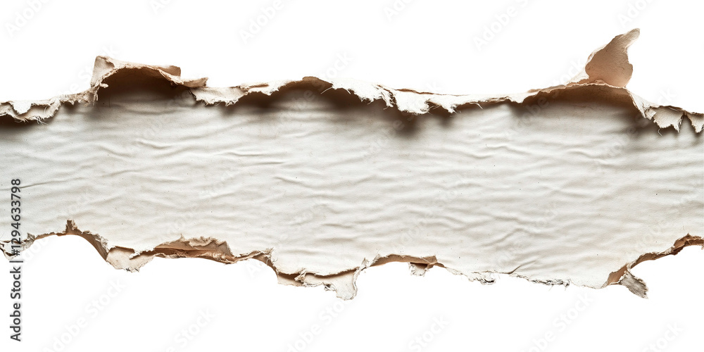 Torn Paper Texture: A macro shot captures the raw texture of torn paper ...