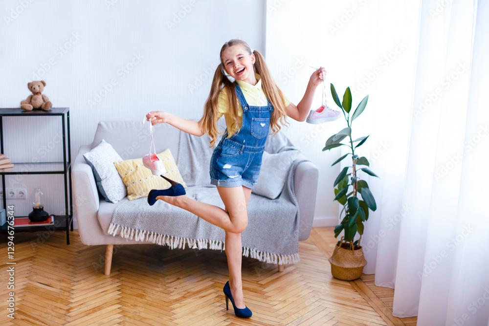 Teenager In High Heels