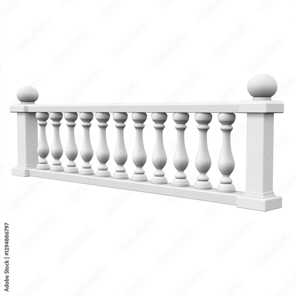 contour-cut sticker Guardrail aesthetic quality of the beautiful, 3d ...