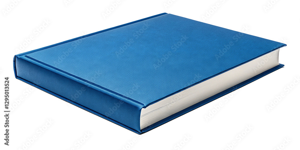 "Blue Hard Cover Book Isolated on Transparent Background – High-Quality ...