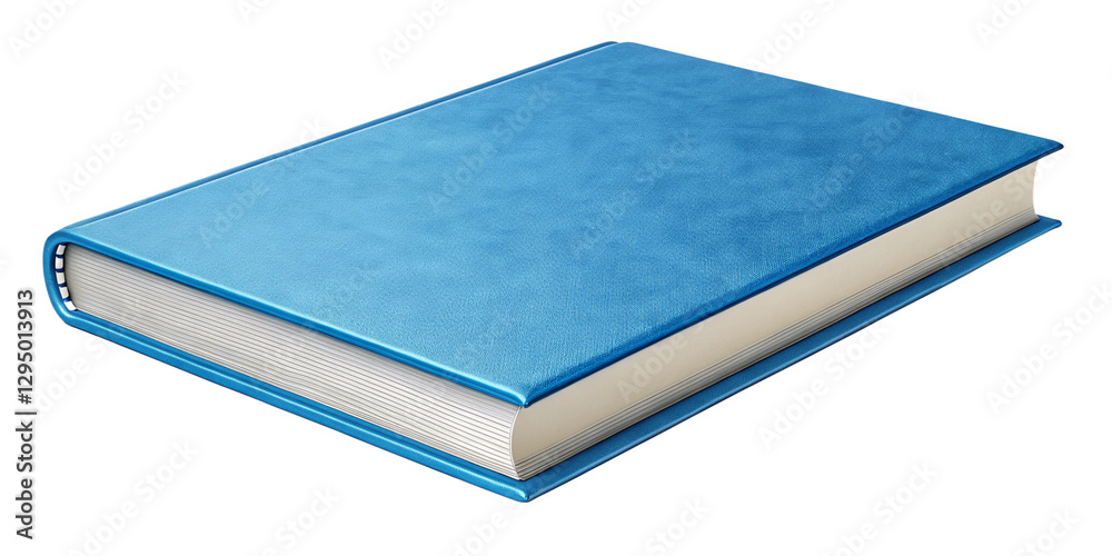 "Blue Hard Cover Book Isolated on Transparent Background – High-Quality ...