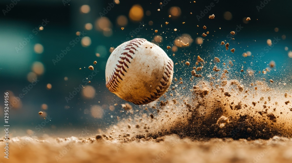 Cinematic Sports Performance High-Impact Baseball Dynamics with Explosive Dust Motion - Next-Gen ...