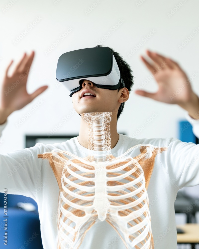 Immersive Learning Revolution Gen Z Student Explores Augmented Anatomy through Cutting-Edge VR ...