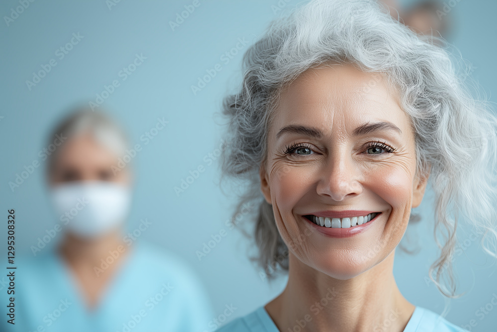 warm and friendly doctor smiles in community driven hospital ...